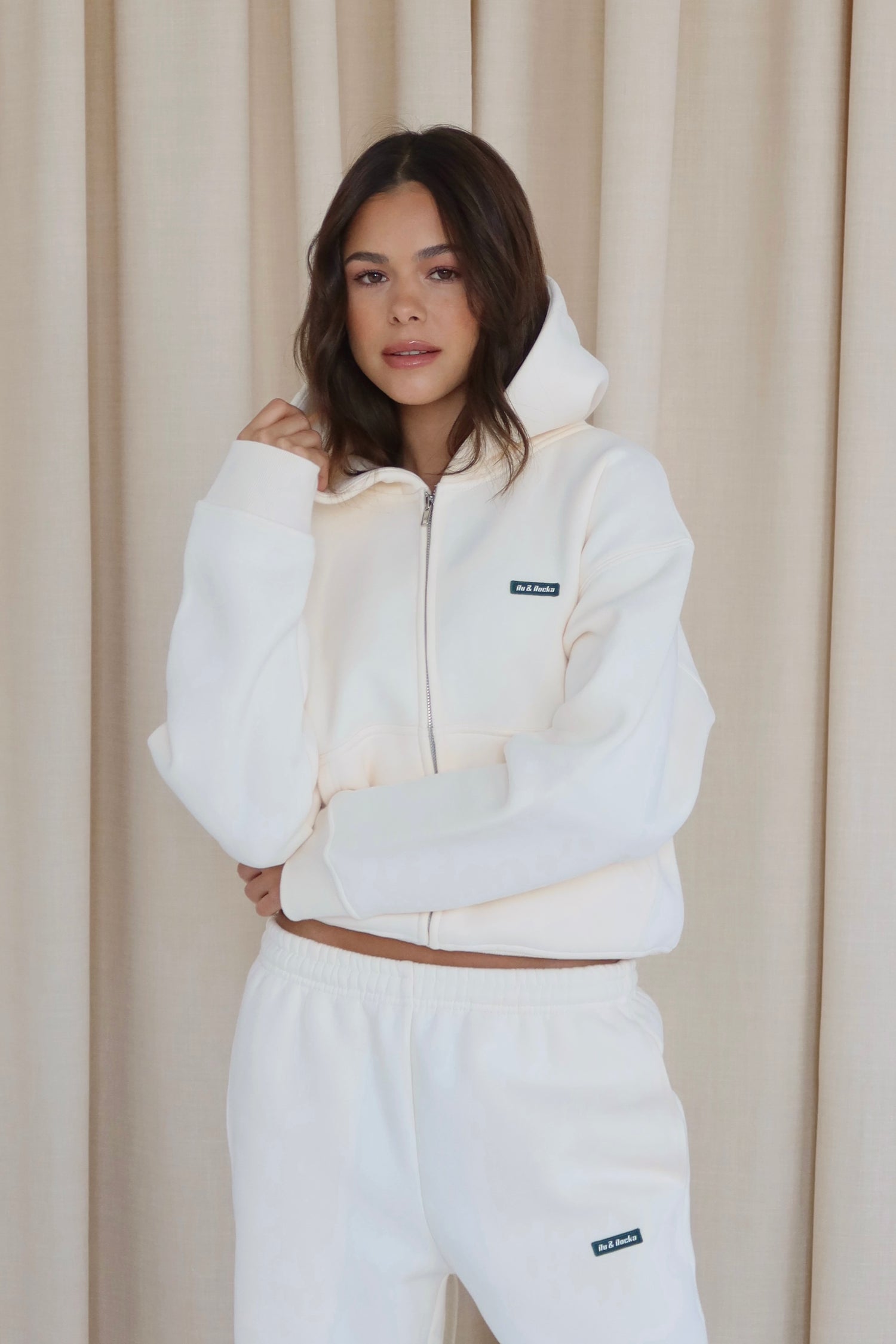 Butter Core Cropped Zip Hoodie – Ru and Rocka